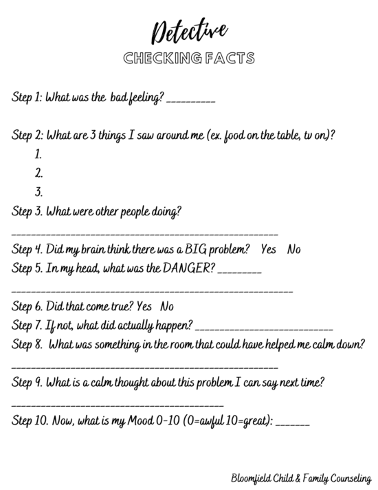 Mindfulness Worksheets | Bloomfield Child & Family Counseling Mindfulness Worksheets | Bloomfield Child & Family Counseling